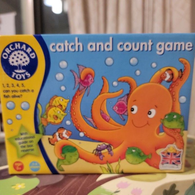 【Orchard Toys】幼兒桌遊-抓魚樂(Catch and Count Game) | 蝦皮購物