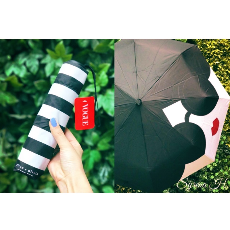 [限量現貨]Alice+Olivia聯名經典STACEF ACE摺疊傘（Vogue六月號雜誌 | 蝦皮購物