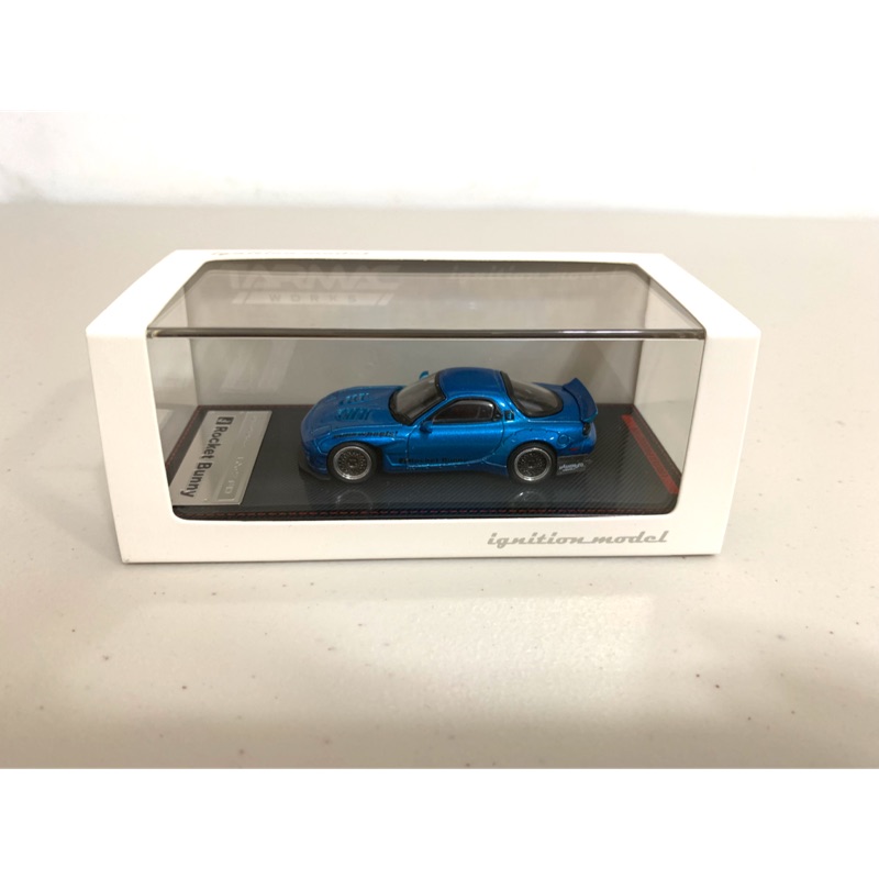 1/64 ignition model Mazda RX7 RX-7 金屬藍 IG TARMAC | 蝦皮購物