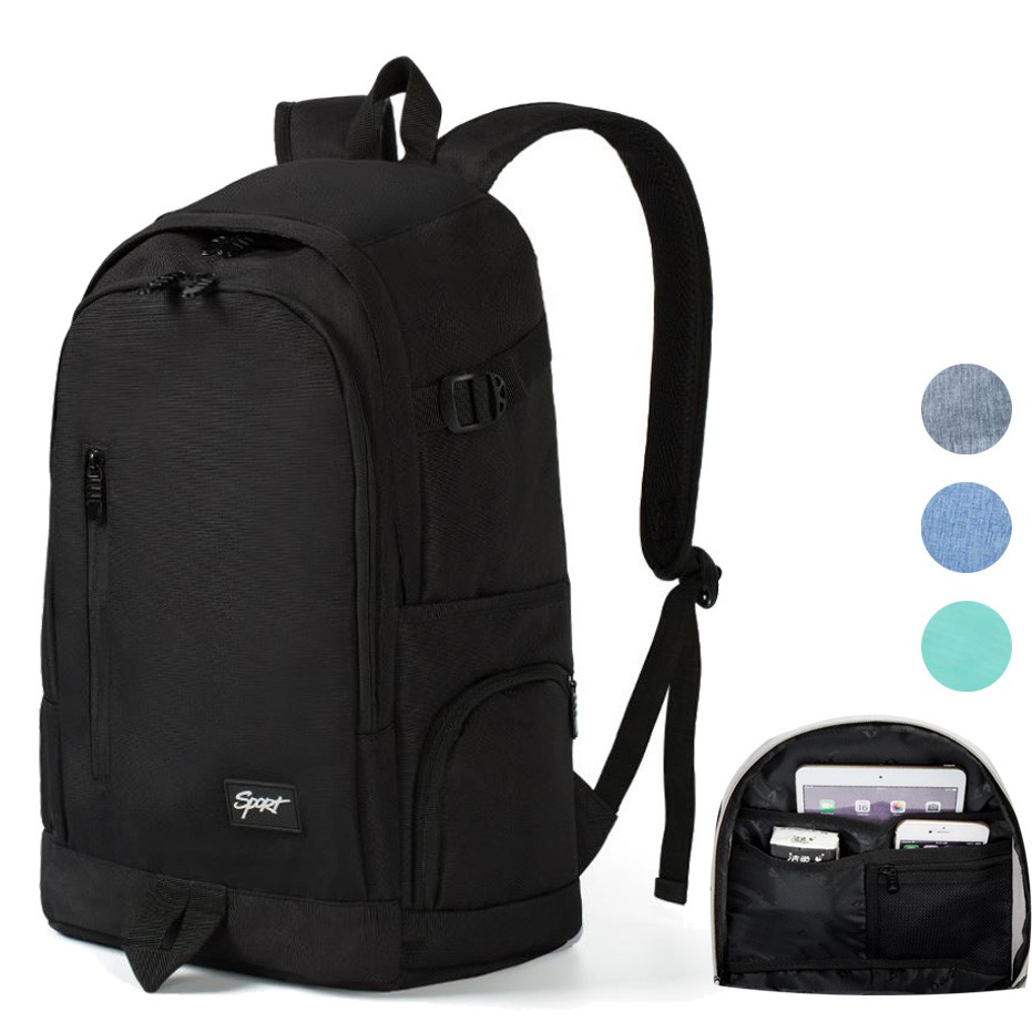 WENJIE【BA121】零負重大容量多隔層後背包電腦背包雙肩背包潮流書包耐重學生防潑水LBD | 蝦皮購物