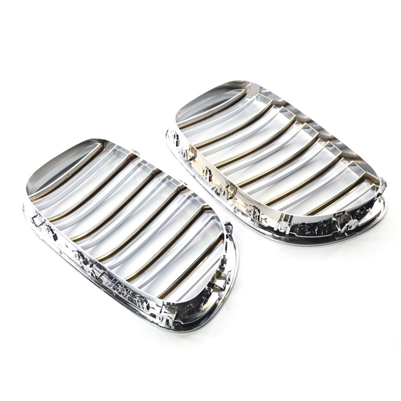 -Bmw F01 F02 7 系列 2009-2015 鍍鉻燒烤架的前腎雙板格柵 51117184151 5111718 | 蝦皮購物