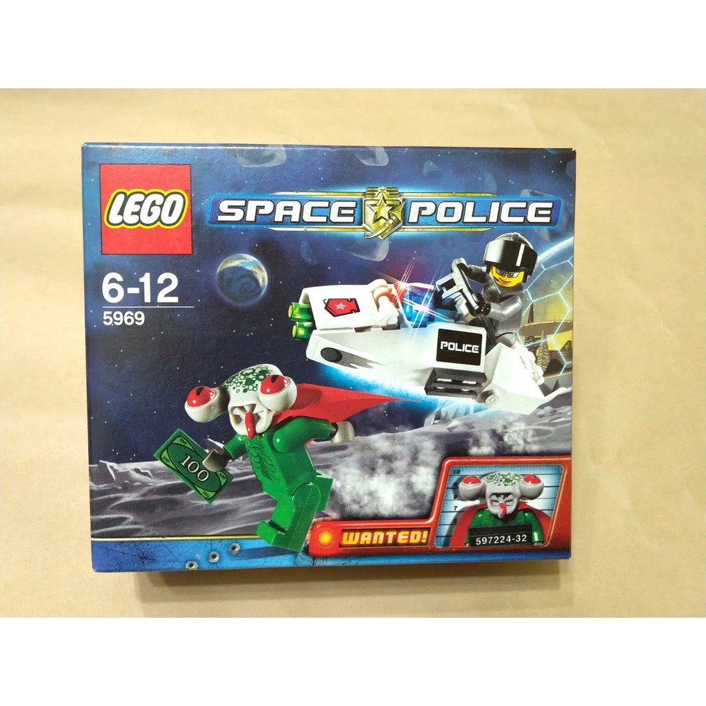 LEGO 樂高 5969 太空警察系列 Squidman Escape 逃脫的烏賊人 全新盒組 | 蝦皮購物