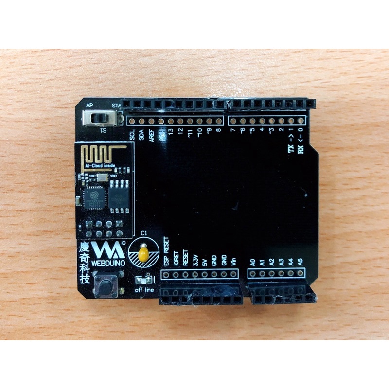 慶奇科技 webduino fly 物聯網 arduino UNO iot 雲端擴充板 wifi控制 遠端控制 | 蝦皮購物