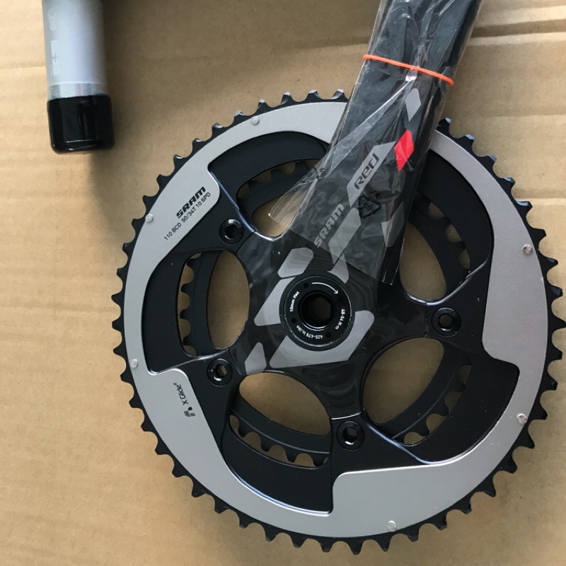 SRAM RED大盤 BB30 50/34 175mm 碳纖曲柄 | 蝦皮購物