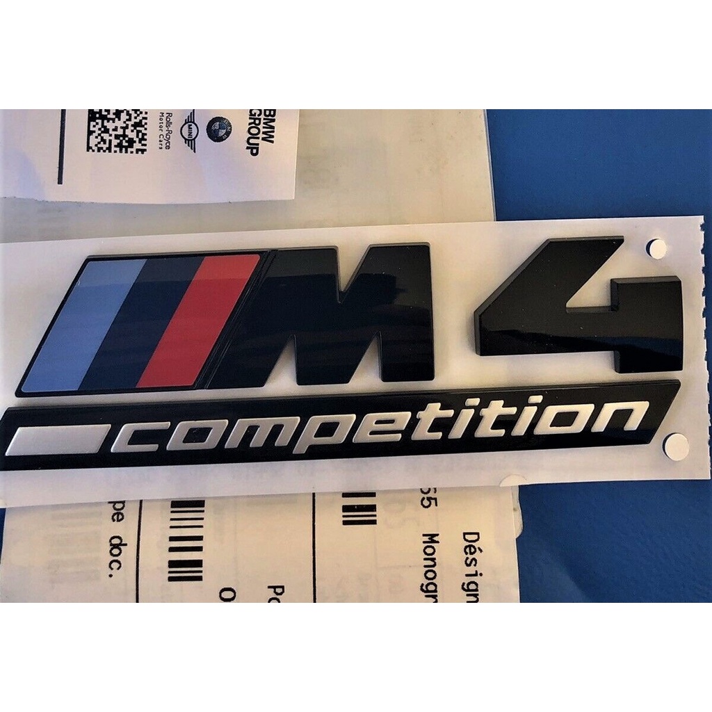 德國原廠BMW G82 M4 Competition 高光黑字標 Emblem M4字標 | 蝦皮購物
