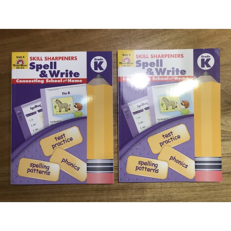 Evan-Moor spell & write Grade K(全新） | 蝦皮購物