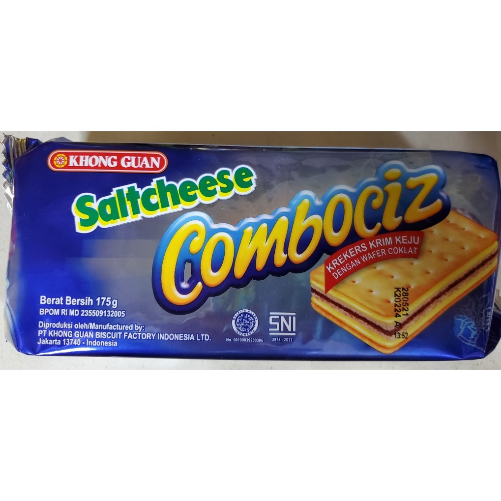 KHONG GUAN SALTCHEESE COMBOCIZ 175gr | 蝦皮購物