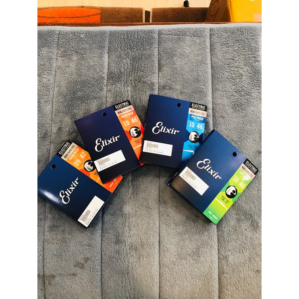 (響赫樂器)Elixir 防鏽電吉他弦 NANOWEB POLYWEB OPTIWEB 薄漆 厚漆 極薄漆 | 蝦皮購物