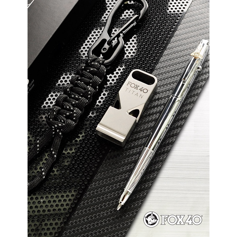 FOX 40 TiTAN 優質鈦口哨 單色單顆售 型號/顏色 #8900-1000 鈦色 #8900-1100 黑色 | 蝦皮購物