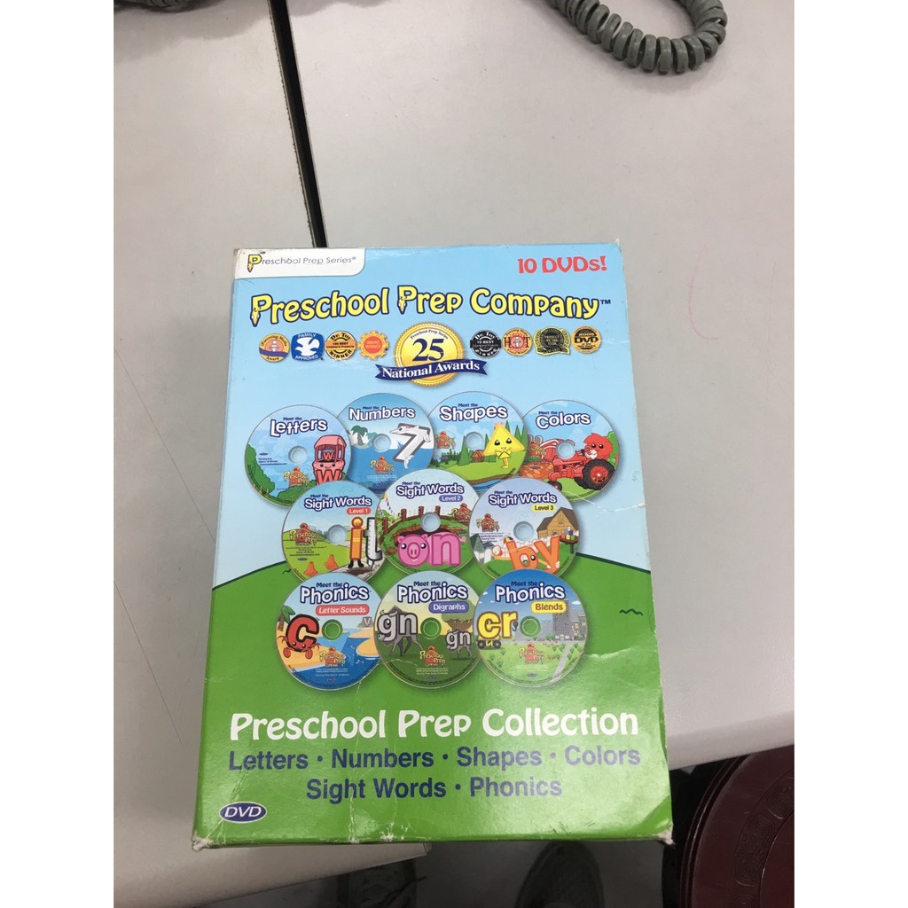 Preschool Prep DVD 完整版 10片 | 蝦皮購物