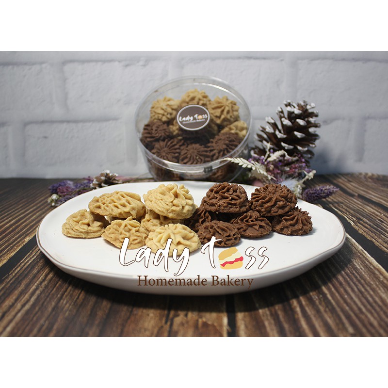 Lady Tess 手工製作 擠花曲奇餅乾(Tess’s Butter Cookies) | 蝦皮購物