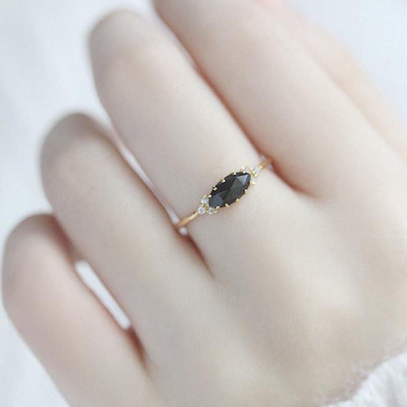 小葉的小店【惡魔之yan】小眾飾品復古小眾s925純銀鑲嵌戒指闢邪水逆退散 | 蝦皮購物