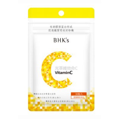 BHK's 綜合維他命錠 BHK's 璨研維他命B群+鐵錠 光萃維他命C雙層錠(30粒/袋) | 蝦皮購物