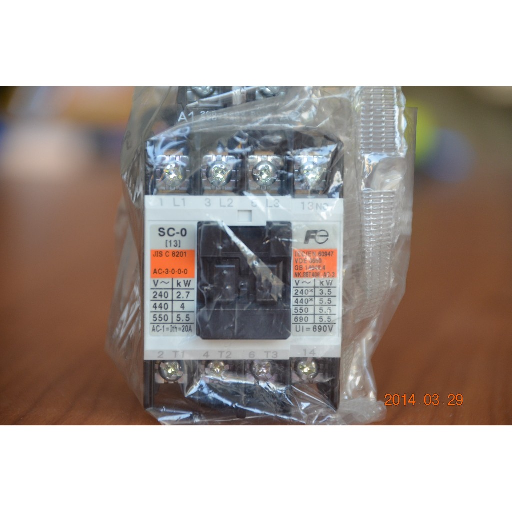 Fe 富士 電磁開關 電磁接觸器 SC-0 AC220V SC 13A | 蝦皮購物