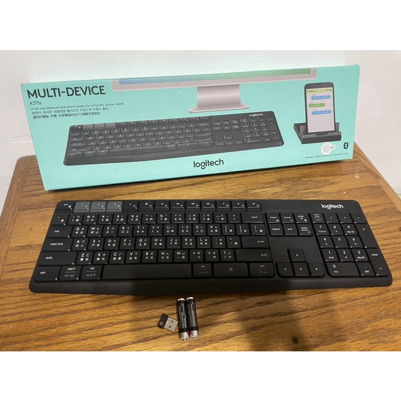 【3C好物】羅技 Logitech K375s 藍芽無線鍵盤(無手機支架) 可連結三個設備 藍芽 無線 跨裝置使用 | 蝦皮購物