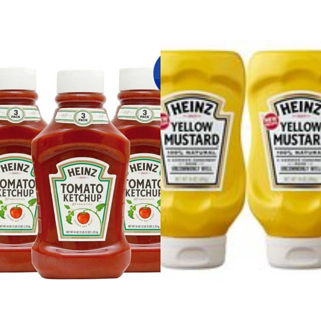 《現貨》《好市多代購》HEINZ 蕃茄醬1.25kg X 3入/黃芥末醬396g X 2入/(罐裝)蕃茄醬3.23kg | 蝦皮購物