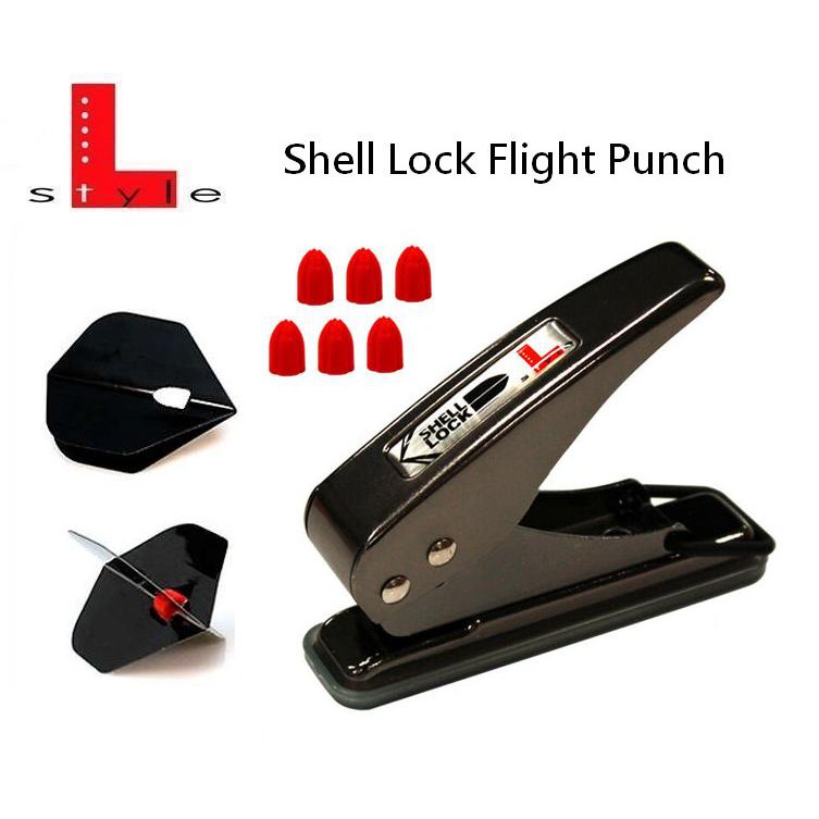 L-style 紙片鏢翼打洞器(香檳蓋) Shell Lock Flight Punch 飛鏢專賣 | 蝦皮購物