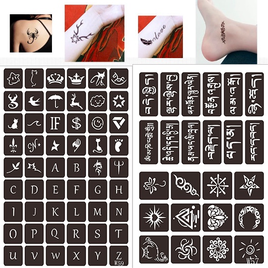 【優選好物】定製紋身貼定做文字名字DIY 防水男女半永久紋身模板英文男女臉貼jioyh Avqx | 蝦皮購物