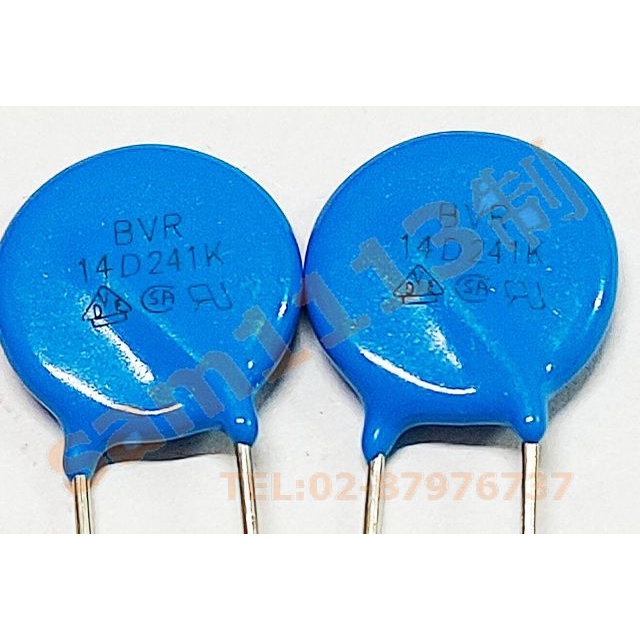 113突波吸收器 ZNR 14D241K 壓敏電阻 AC150 DC200 14D241 >>10個 | 蝦皮購物