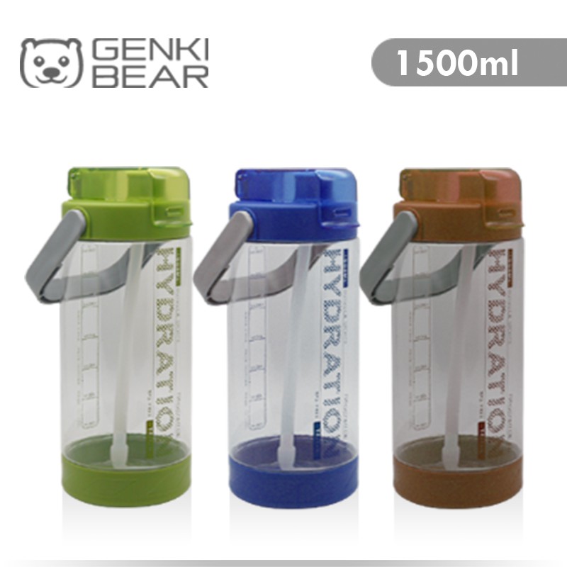 【元氣熊 GENKIBEAR】野樂戶外運動提手Tritan 水壺 1500ml/1900ml | 蝦皮購物