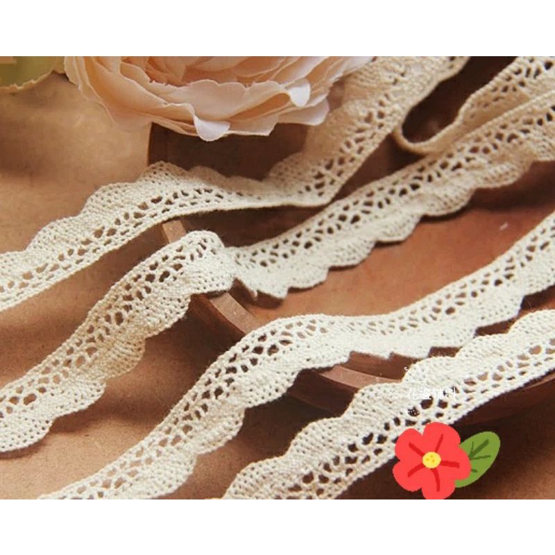 一碼價《iAsa愛莎の》手作材料 多色棉線半圓鏤空雅尚花邊DIY服裝輔料拼接裝飾家居 | 蝦皮購物
