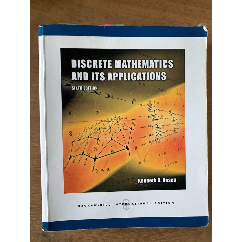 【012】Discrete mathematics and its applications 6/e｜ROSEN | 蝦皮購物