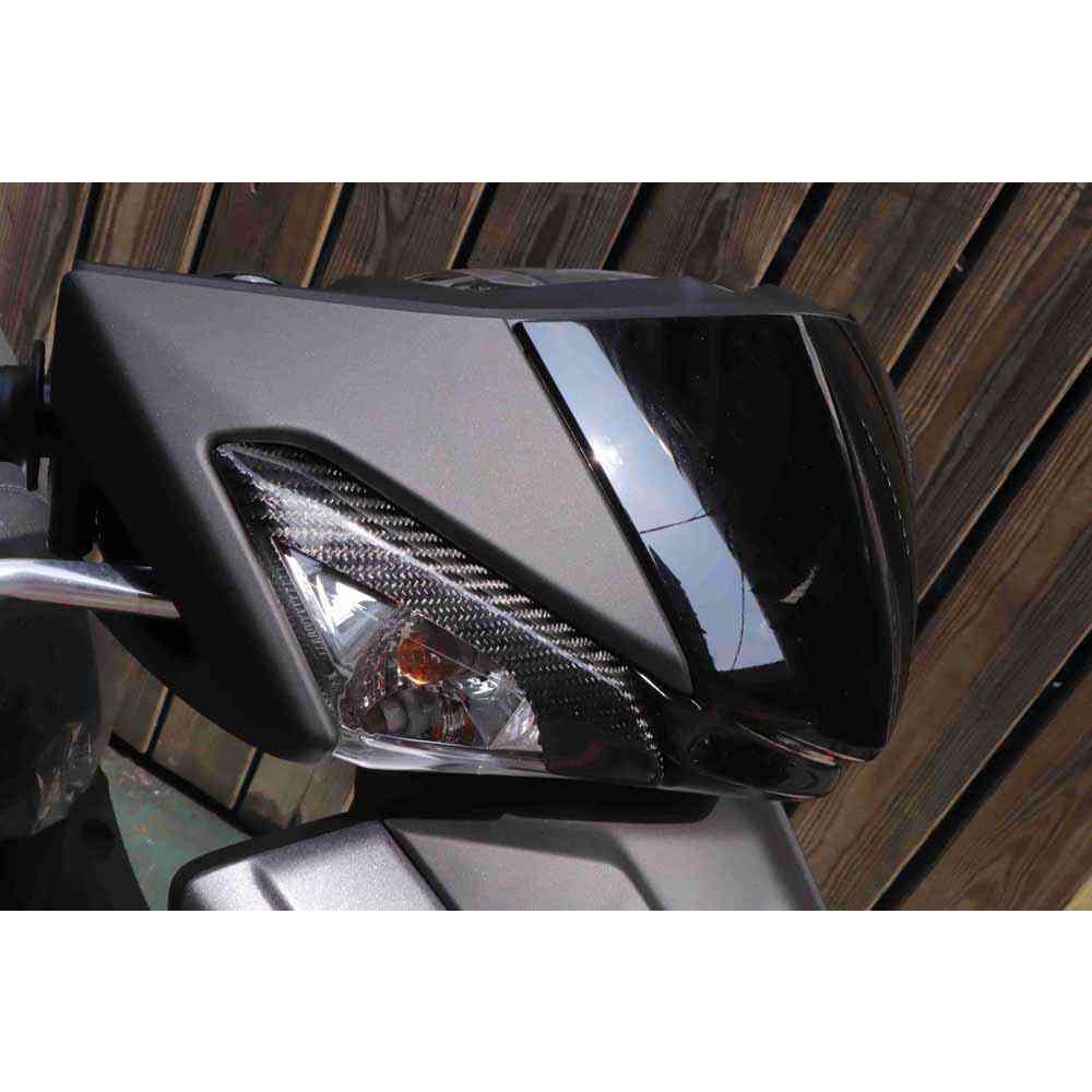【KIRI】 MOS Yamaha 勁戰 5代 CYGNUS-X 貼片式 卡夢 碳纖維 方向燈燈眉 燈眉 | 蝦皮購物