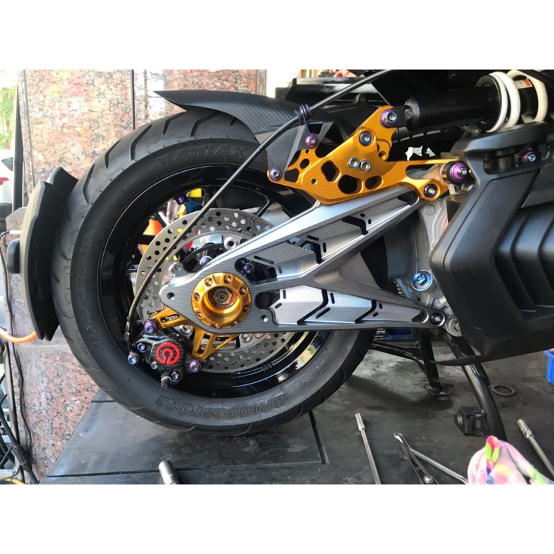 Smax Force CNC鍛造後搖臂@@ Smax Force 鋁合金 CNC 排骨@@ | 蝦皮購物