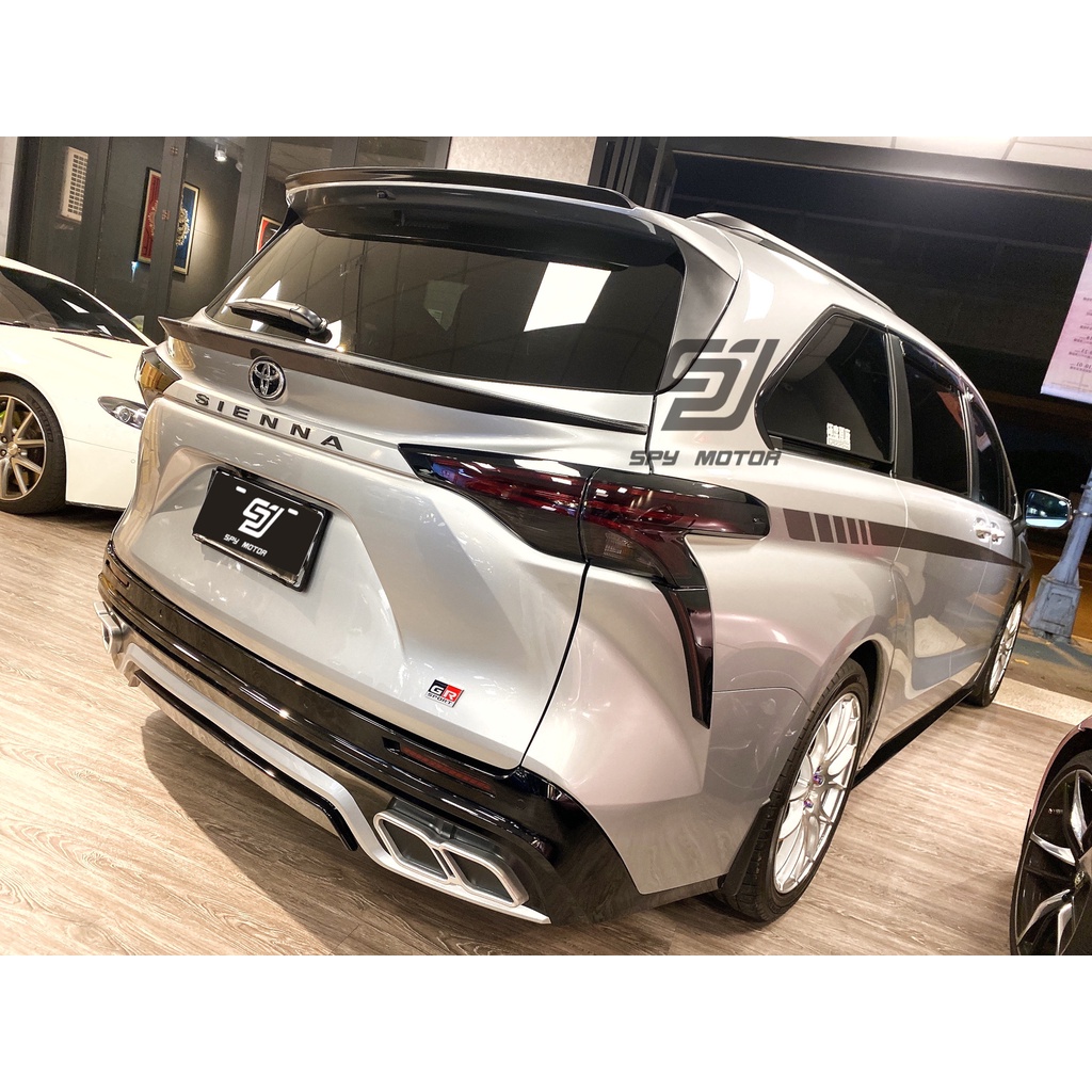 【SPY MOTOR】TOYOTA SIENNA 四代 抽真空高品質碳纖維尾翼 中尾翼 獨家開發 預購 | 蝦皮購物