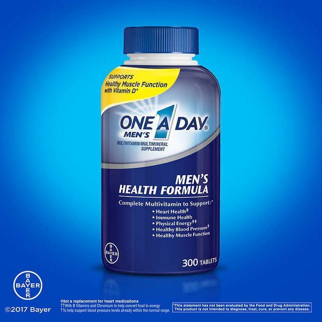 美國原裝 BAYER 拜耳 One A Day 成年男性綜合維他命 300粒 | 蝦皮購物