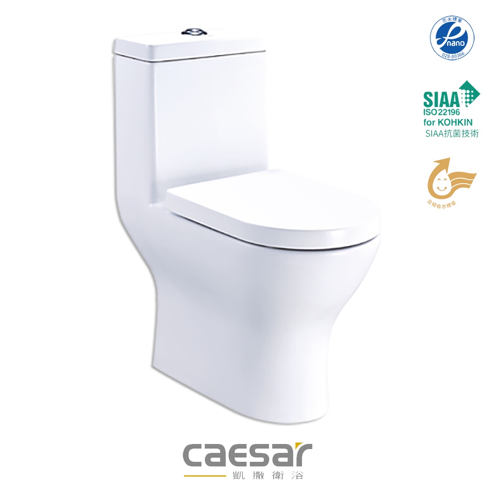 ⭐ 實體門市 CAESAR 凱撒 凱撒衛浴 虹吸馬桶 單體馬桶 馬桶 兩段式沖水 CF1354 M238 | 蝦皮購物