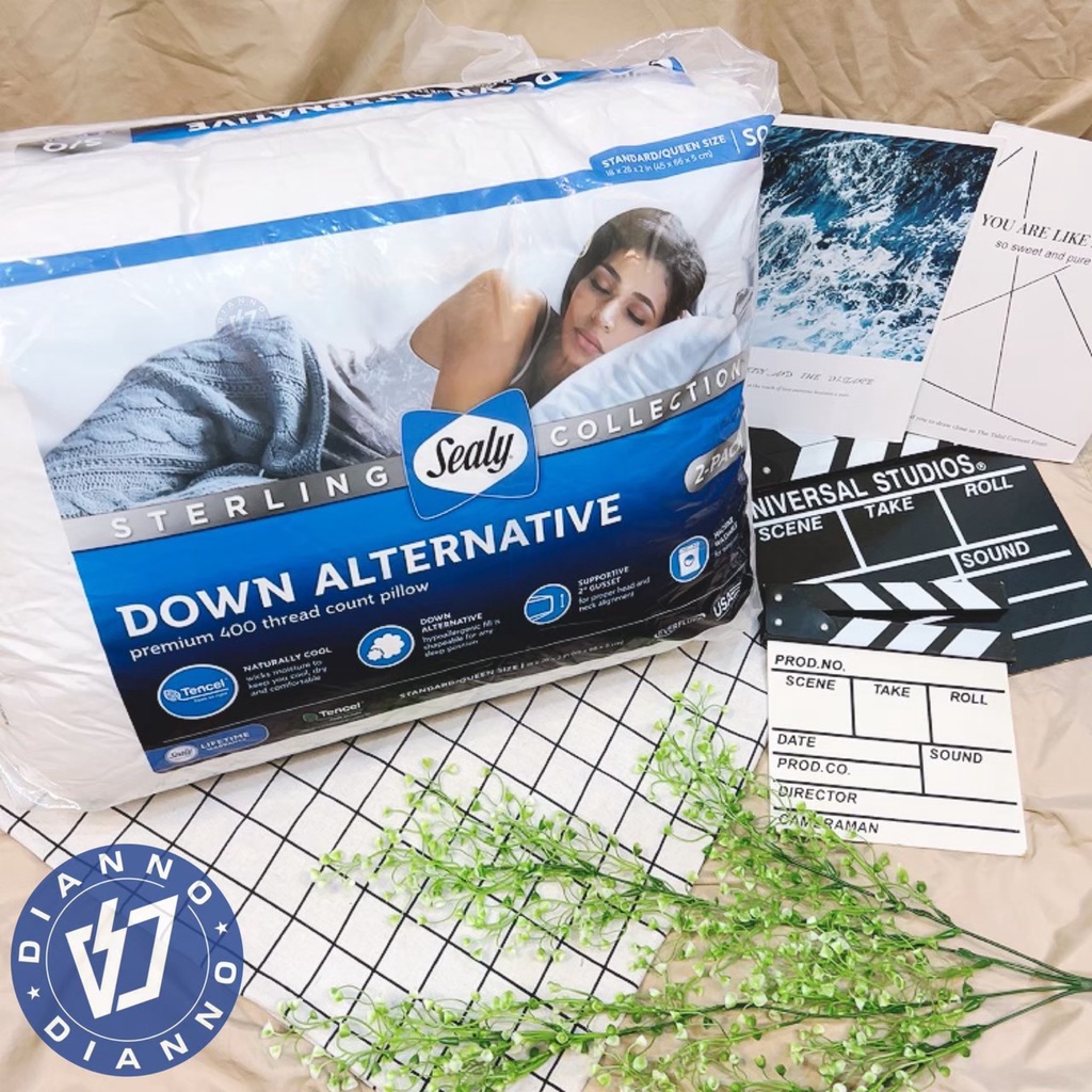 帝安諾 實體店面 - 美國 百年 寢具 枕頭 羽絨 席依麗 sealy Sealy Sterling 系列 天絲 | 蝦皮購物