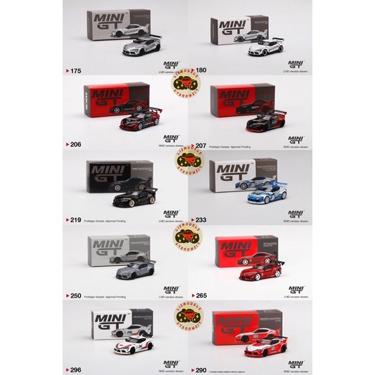 🔅里氏模型車 Mini Gt Toyota Supra 180 200 206 207 219 233 259 290 | 蝦皮購物