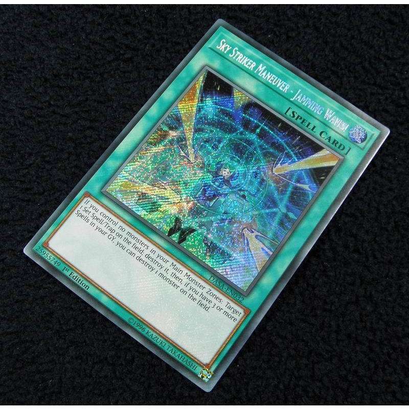 正版遊戲王 DASA-EN032 美英1刷 斜鑽 閃刀術式 干擾波X1(NM近美品)=DBDS-JP032 | 蝦皮購物