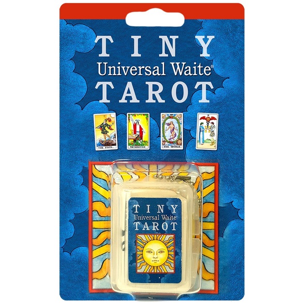 [牌的世界]正版現貨 萊德偉特塔羅牌 微小版鑰匙圈Tiny Tarot Key Chain (加附中文) | 蝦皮購物