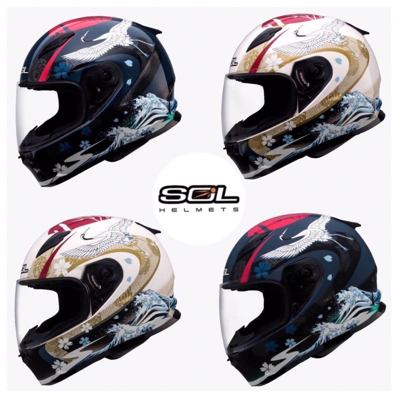 【歐耶】SOL SF-2M SF2M 浮世繪 全罩式安全帽 輕量 抗UV 雙D扣 內襯可拆洗 | 蝦皮購物