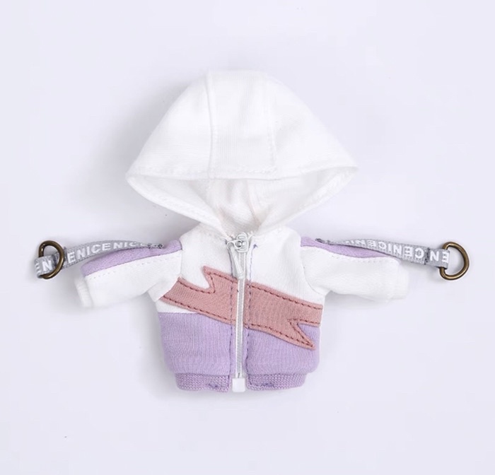 《現貨出清》【風閣】閃電外套-ob11/黏土人/gcs/12分娃/娃衣/外套/衝鋒衣/運動外套/連帽/娃服/娃用外套 | 蝦皮購物