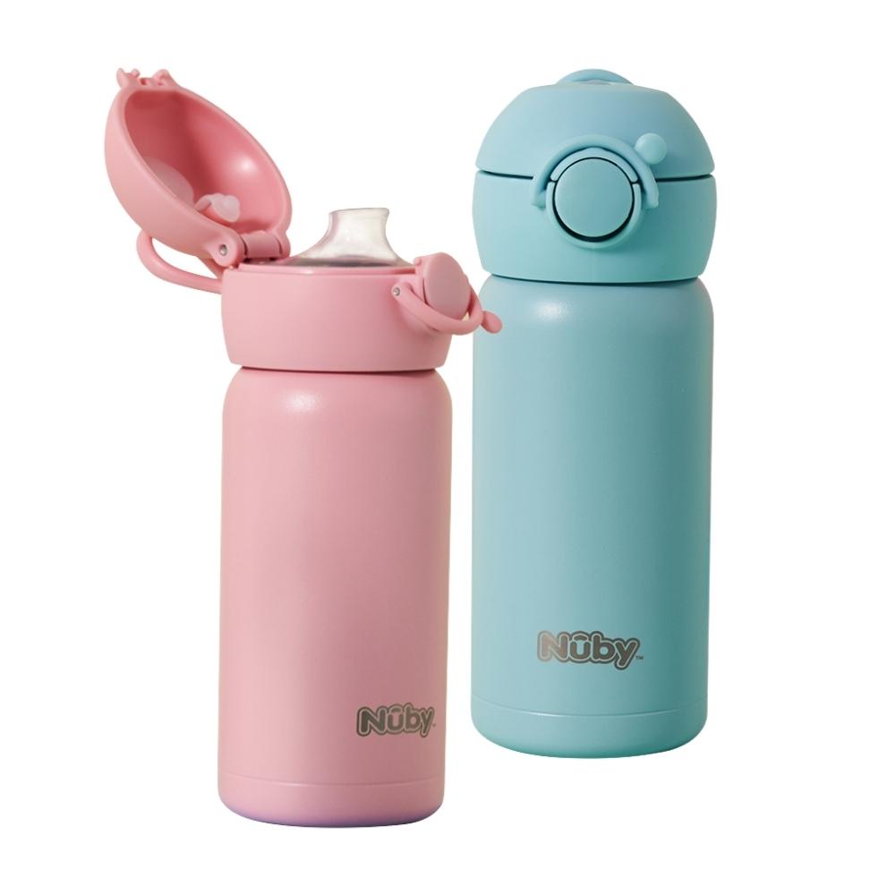 【Nuby】316不銹鋼真空直飲杯300ml_升級抗刮款｜配件可另購 獨家透明吸嘴 超輕量 | 蝦皮購物