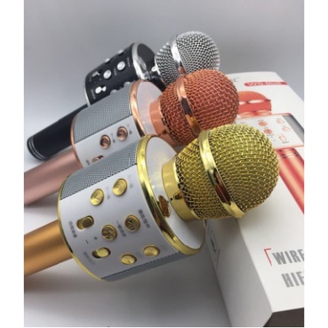 WS858藍芽超狂麥克風 藍芽麥克風 WS858 麥克風 K歌神器 KTV 唱歌 藍芽喇叭 | 蝦皮購物