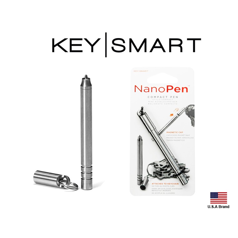 美國Keysmart鑰匙收納器零配件 - 不銹鋼隨身筆磁鐵筆蓋 Nano Pen【KSNP】 | 蝦皮購物