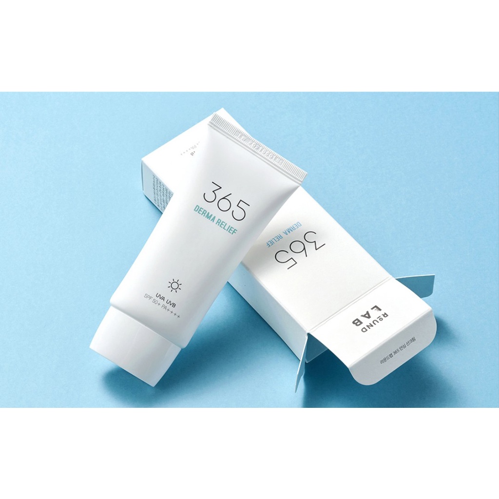 [Round Lab] 365 DERMA RELIEF Suncream 50ml / Tone-Up Suncrea | 蝦皮購物