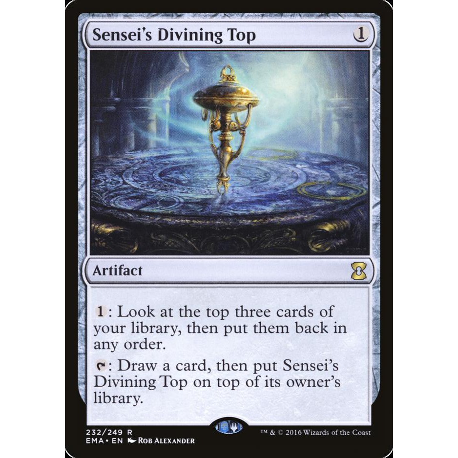 Sensei's Divining Top 師範占卜陀螺 魔法風雲會 MTG | 蝦皮購物