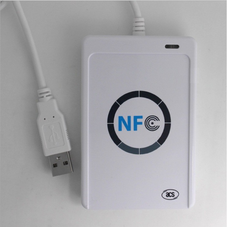 正版 龍杰 MF Mifare FeliCa NFC 讀寫卡機 ACR122U 13.56 MHz 讀卡機 | 蝦皮購物