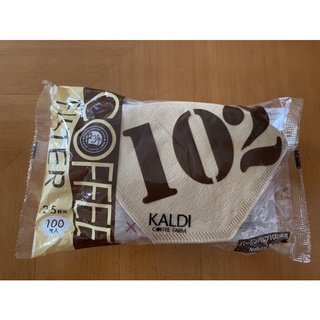 日本KALDI 濾掛式咖啡濾紙/咖啡過濾紙 無漂白-100枚 | 蝦皮購物