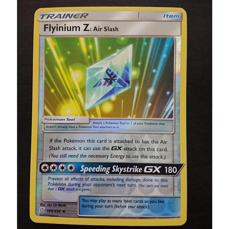『Micky Lab』美版 Pokemon TCG SM11 195/236 Flyinium Z:Air Slash | 蝦皮購物