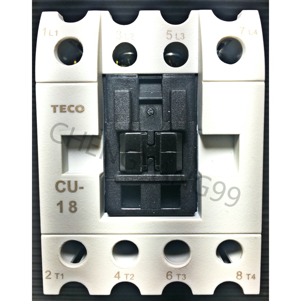 東元 TECO CU-18/4P CU18/4P電磁接觸器 接觸器 電磁開關 電熱用 | 蝦皮購物