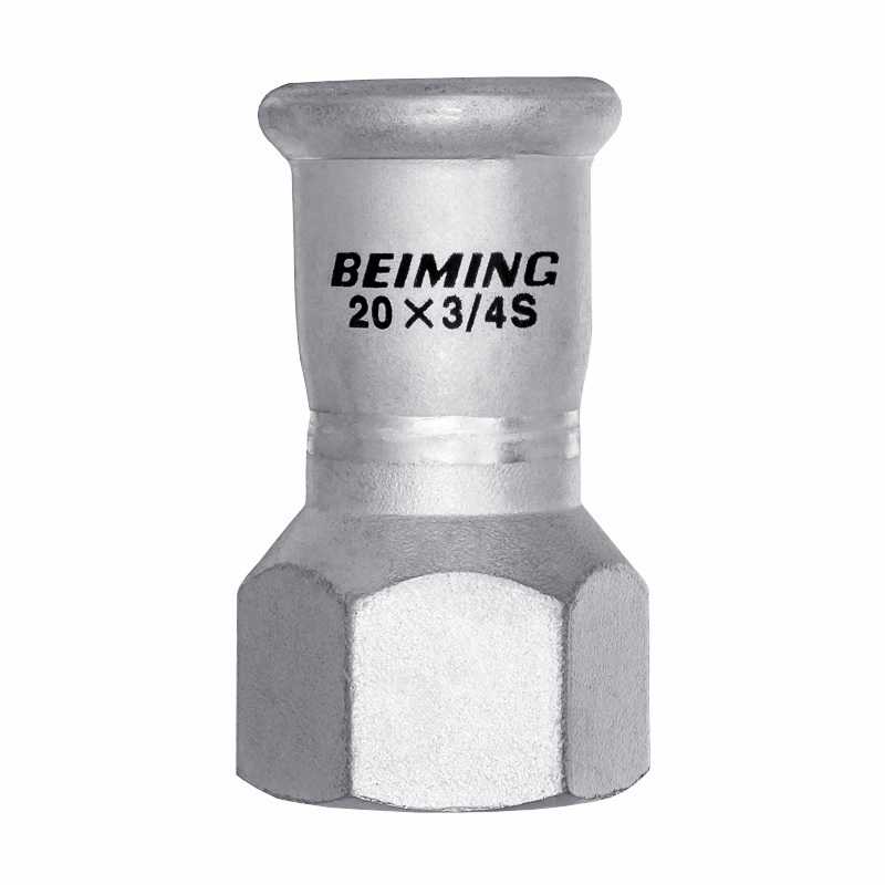 北名 BEIMING 不鏽鋼壓接零件 ST壓接 熱水管另件配管 壓著接頭 水栓接頭 | 蝦皮購物