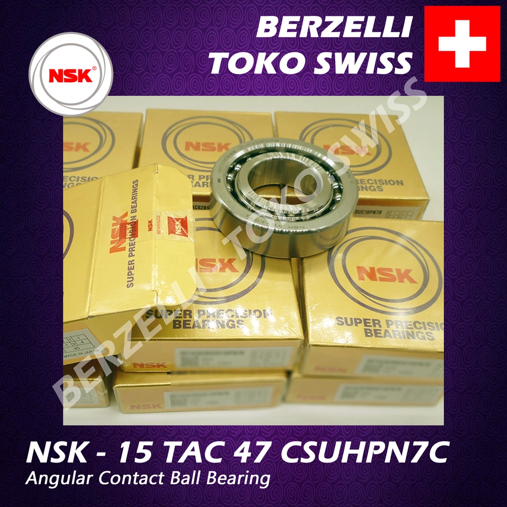 Nsk 15 TAC 47 CSUHPN7C 角接觸球軸承 | 蝦皮購物