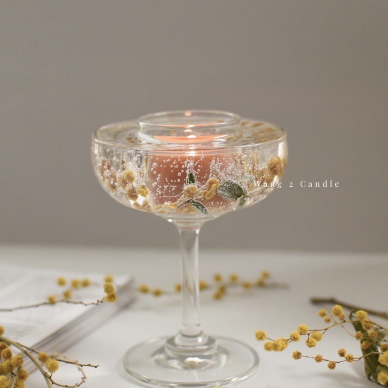 |Wang 2 Candle 透明果凍燭台-附贈四個小茶蠟｜ ️色系可訊息討論 | 蝦皮購物