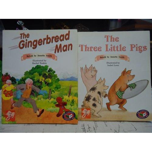 ＊謝啦二手書＊ The Gingerbread Man The Three Little Pigs 2本合售 敦煌 | 蝦皮購物
